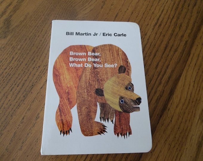 Brown Bear, Brown Bear, What Do You See?/board Book/eric Carle/1995 - Etsy