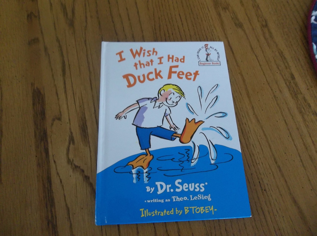 I Wish That I Had Duck Feet/dr. Seuss/beginner Book/vintage/ 1993 - Etsy