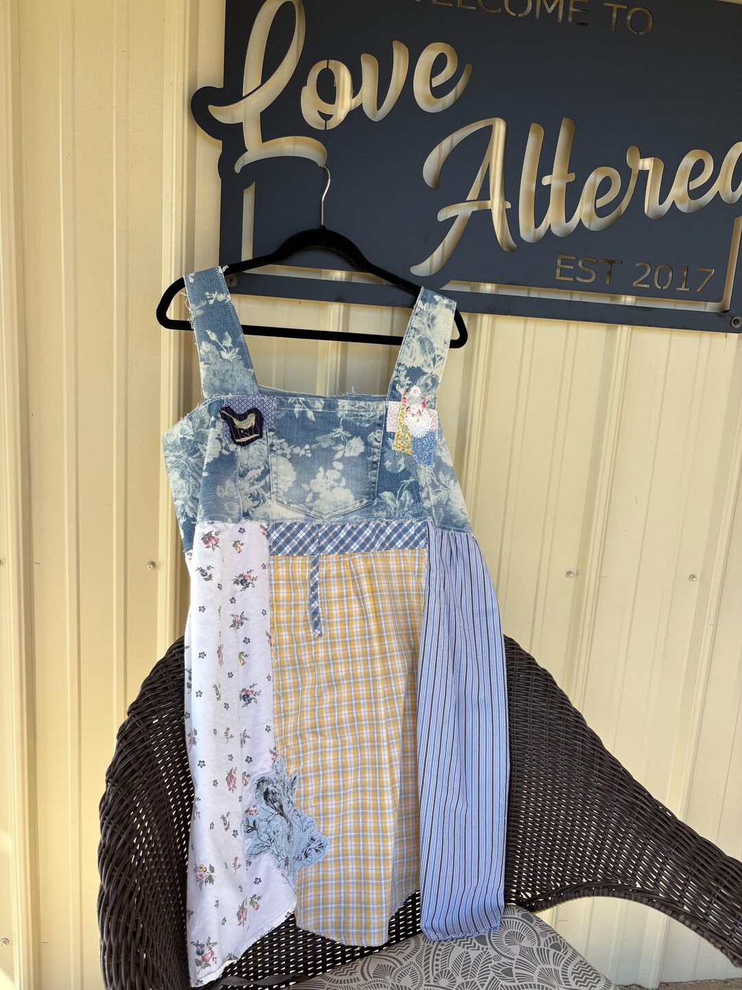 Upcycled Summer Patchwork Boho Tunic 1017 - Etsy