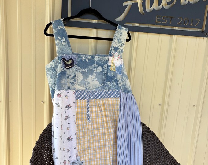 Upcycled Summer Patchwork Boho Tunic 1017 - Etsy