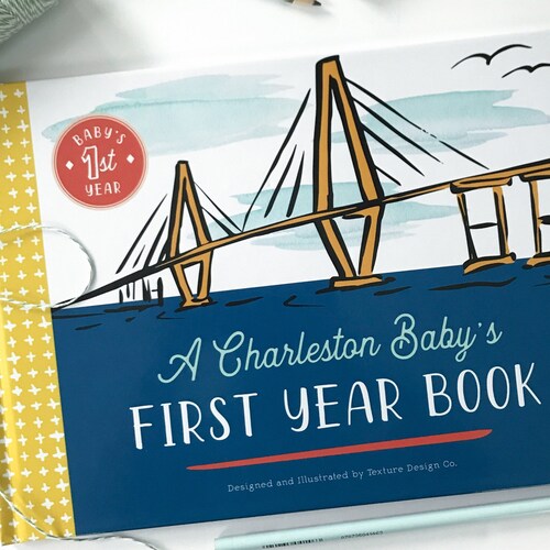 Charleston Themed Baby Book A Charleston Baby's First | Etsy