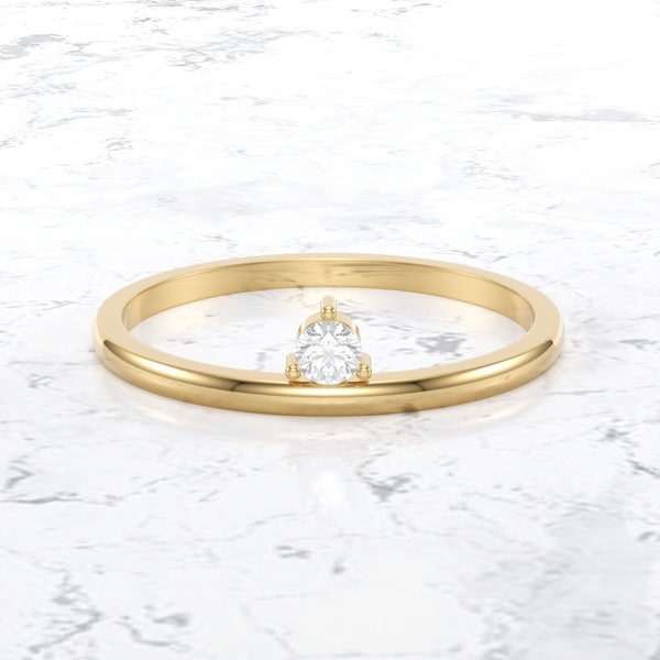 Single Stone Ring - Etsy
