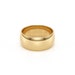 14k Solid Yellow Gold Domed Wedding Band | 2mm - 8mm Gold Ring ...