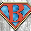 Superhero Initial c Sign Large 26x20 DIY Printable Instant Download - Etsy