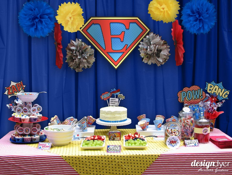 Superhero Initial p Sign Large 26x20 | Etsy