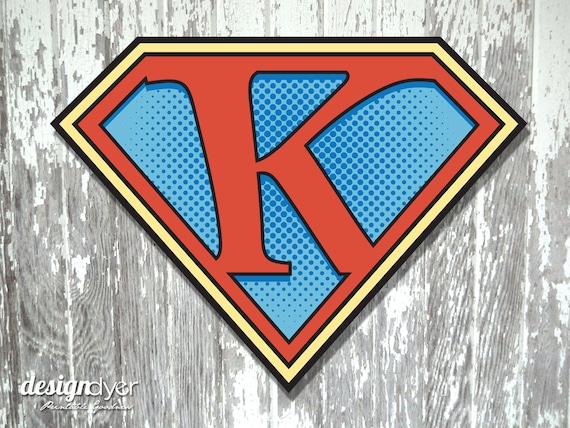 Superhero Letter K