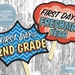 Printable First Day Of School Signs Pre-K through Grade 12