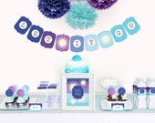 Printable Party Pack INSTANT DOWNLOAD Winter Princess Themed - Etsy