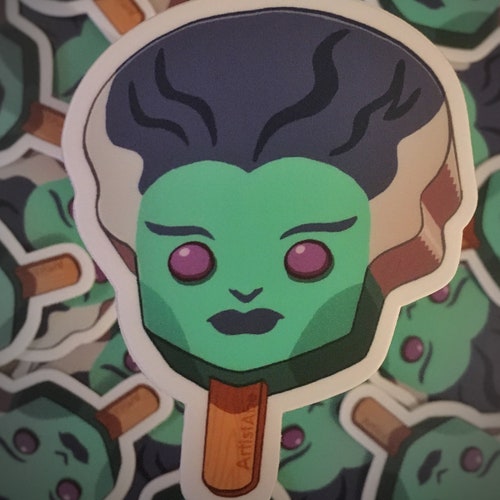 Dracula Popsicle Sticker - Etsy