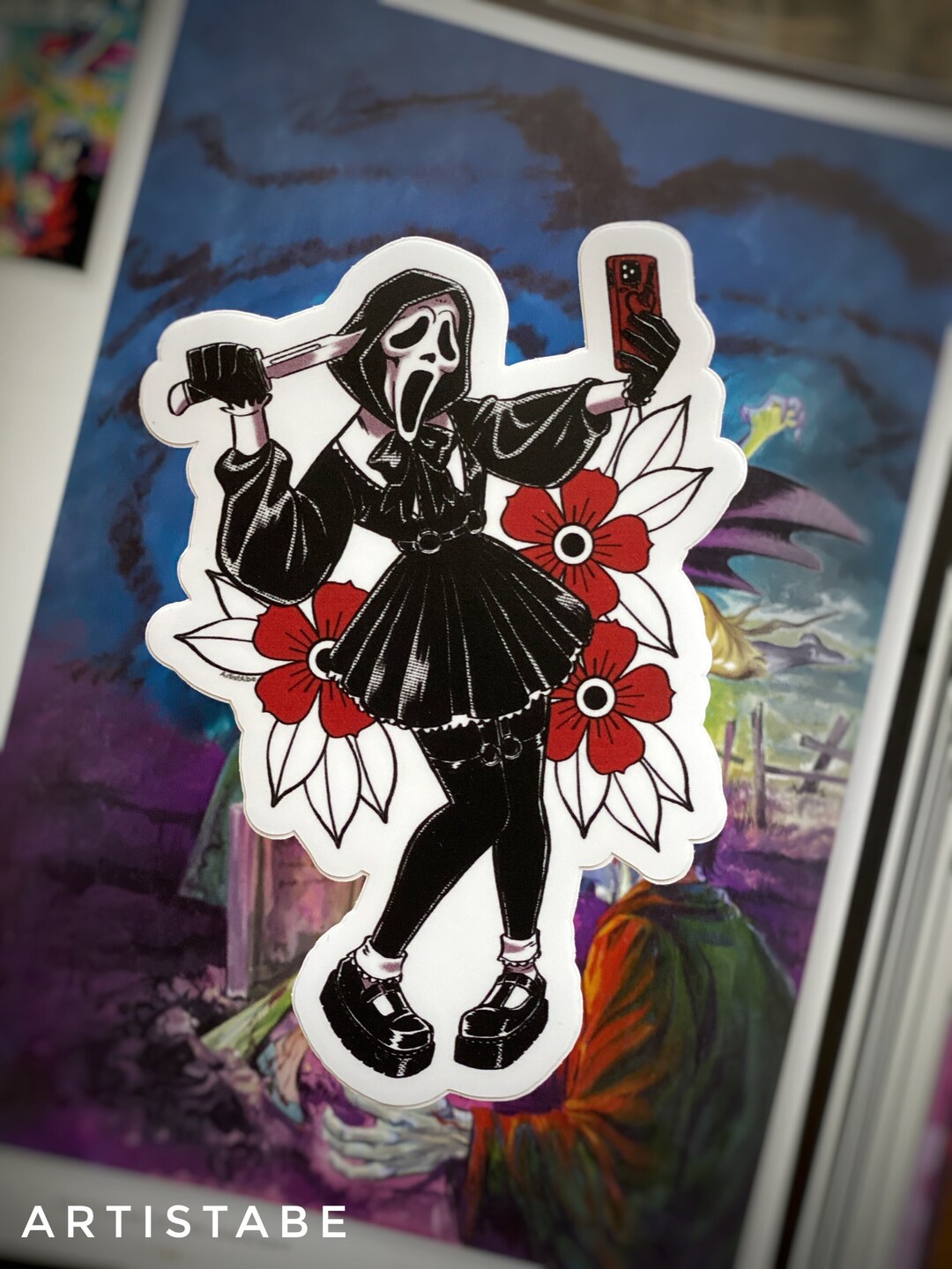 Cute Slasher Sticker - Etsy