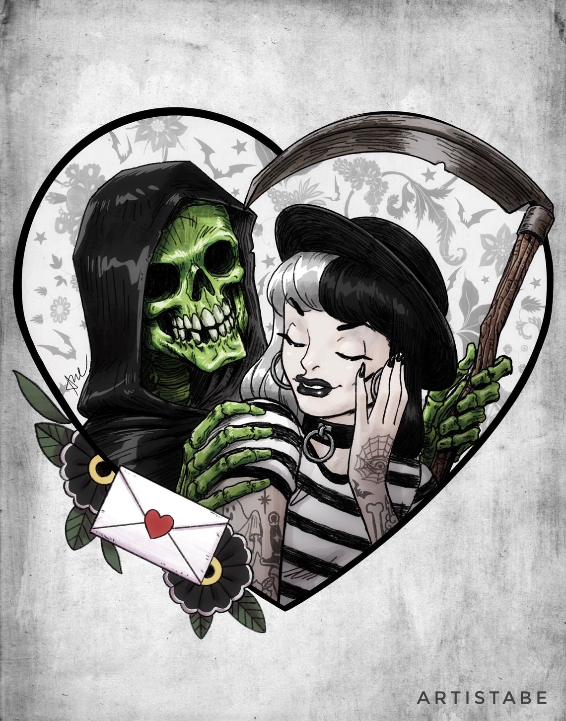 Death Heart 11x14 - Etsy
