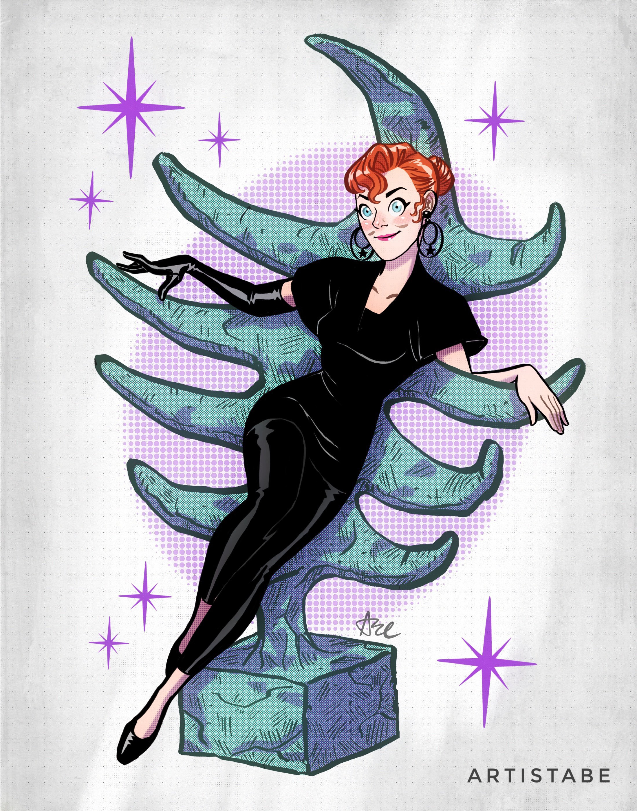 Delia Beetlejuice Movie Art