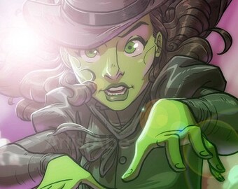 Elphaba and the Flying Monkeys LIMITED EDITION Print Signed - Etsy