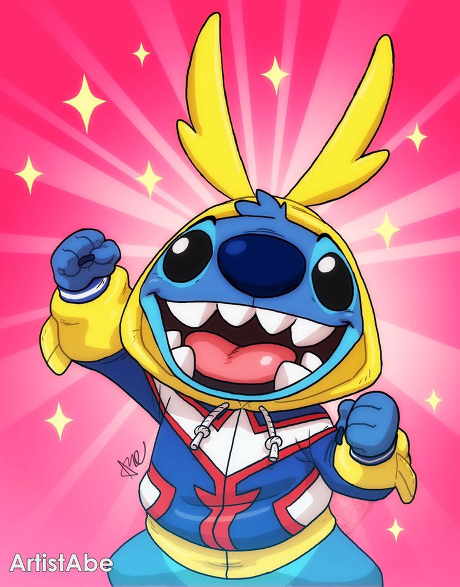 Stitch: All Might | Etsy