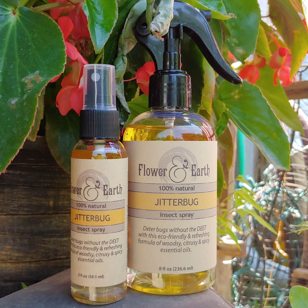 All Natural Bug Repellent Travel Size Bug Spray Set of 2, Mosquito ...