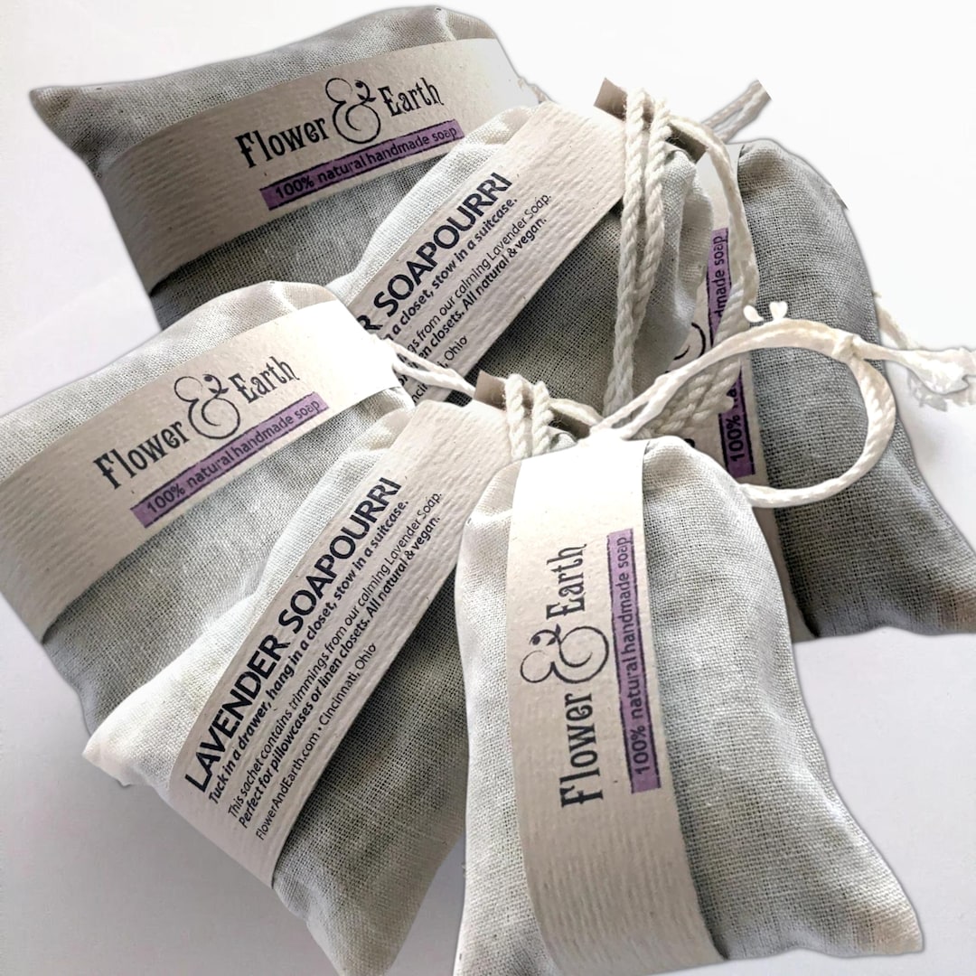 Lavender Sachets Wedding Favors Set of 6, Lavender Bridal Shower Favors ...