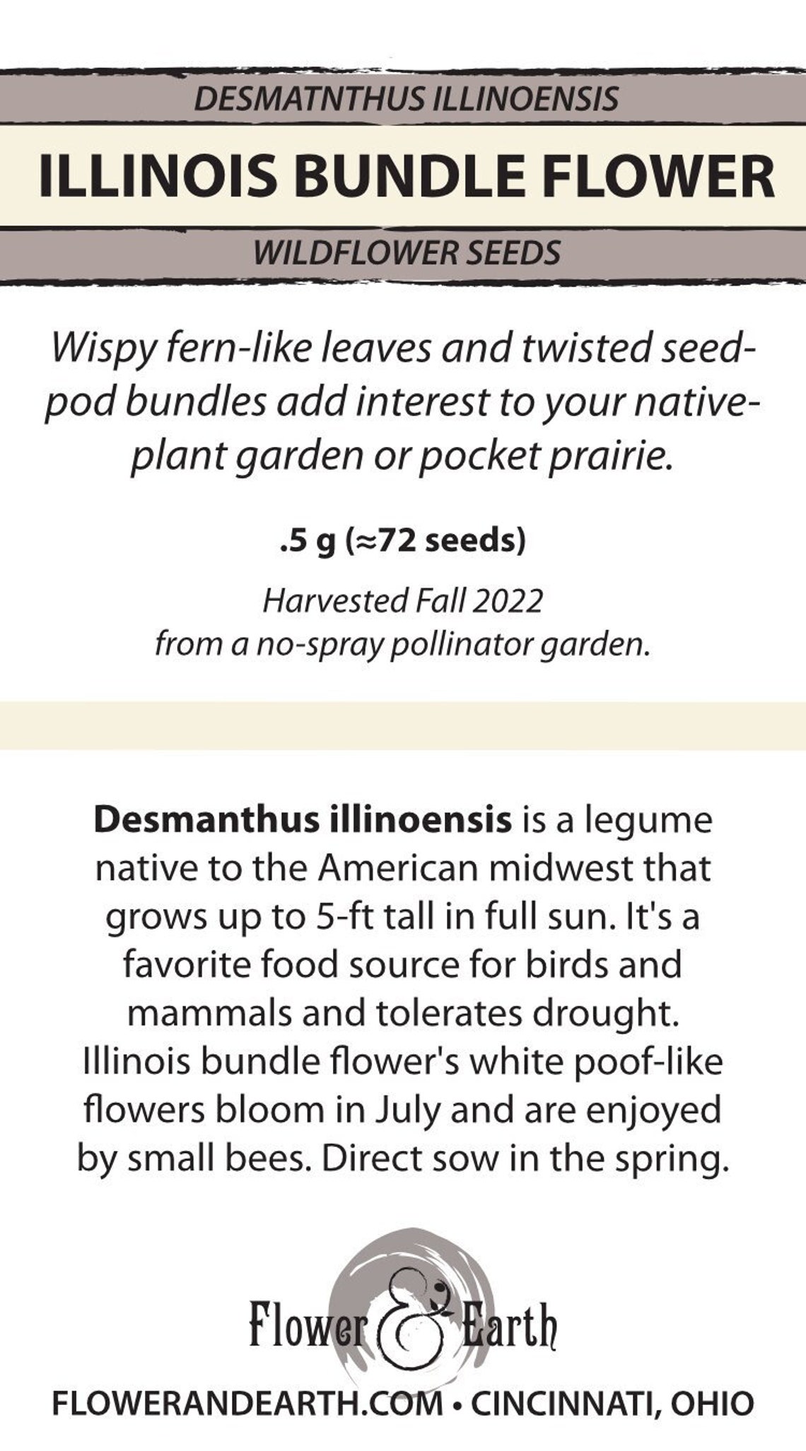 Illinois Bundle Flower Seeds Native Plant Seeds for Planting - Etsy