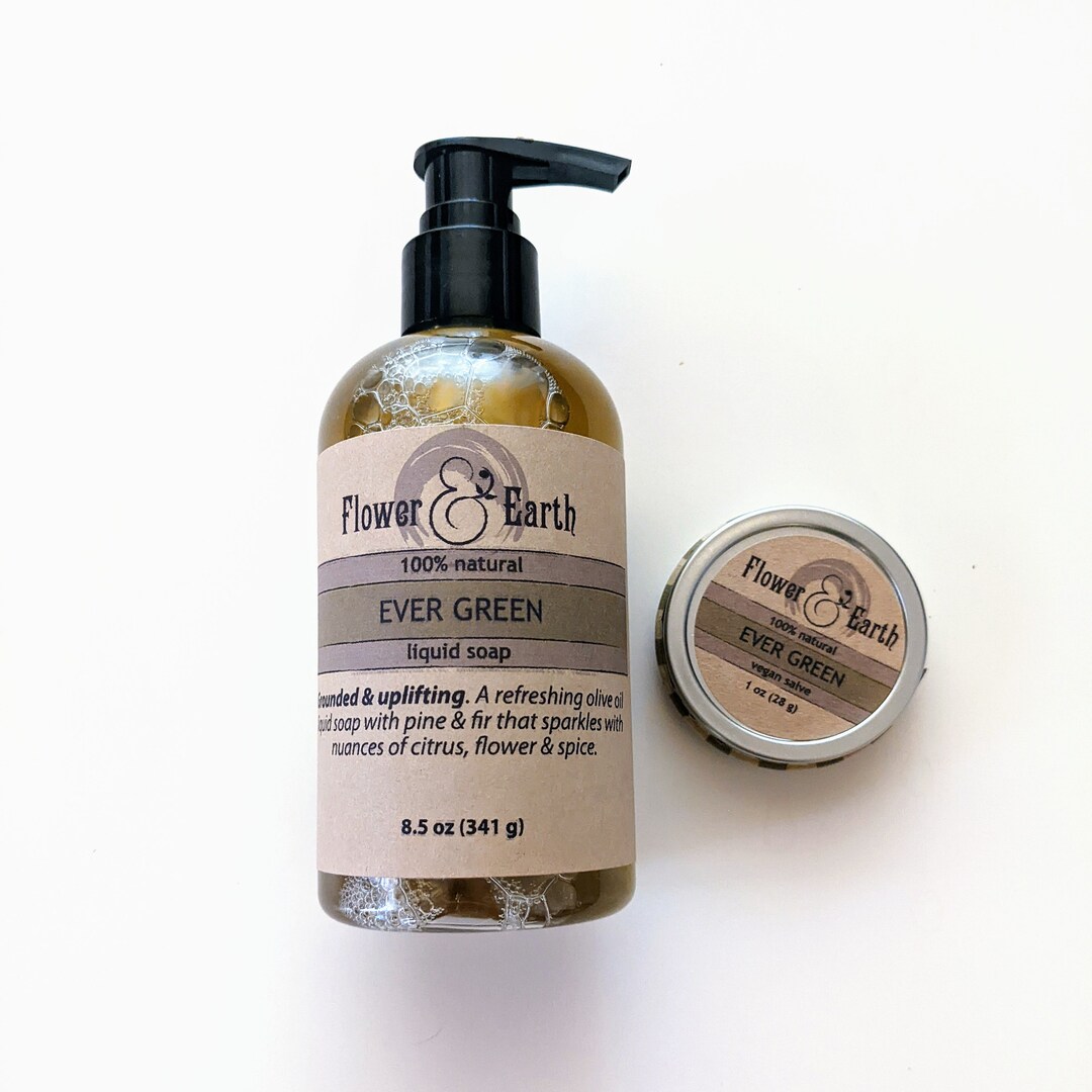 Pine Scented Soap Liquid Soap Pine Salve Vegan Gifts for - Etsy