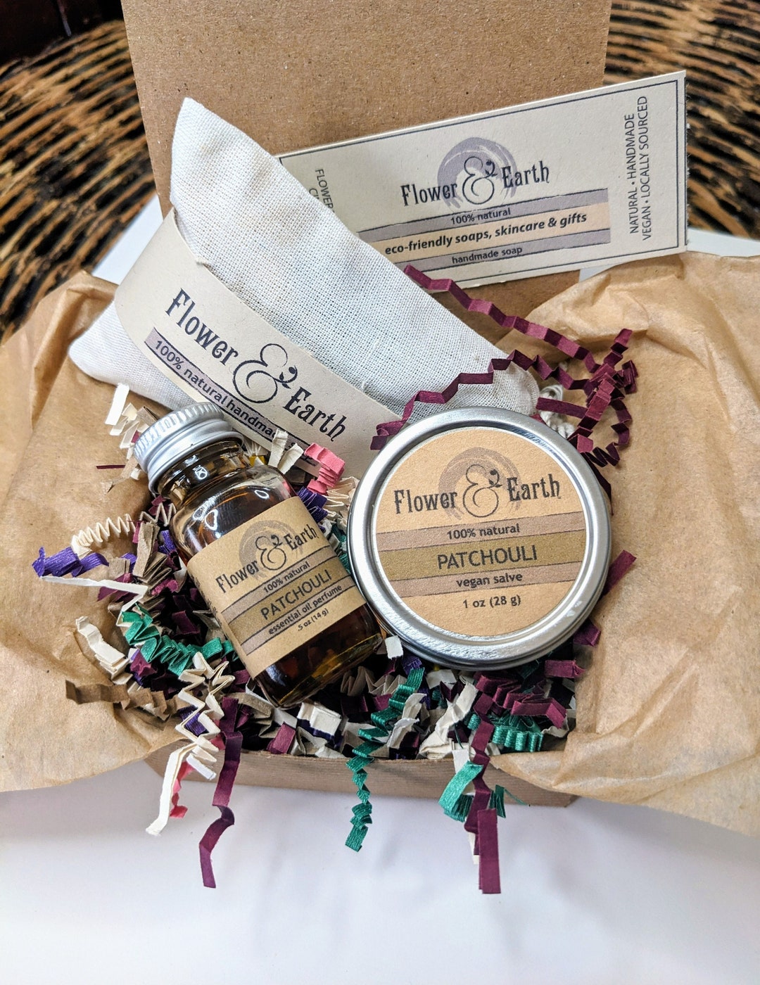 Patchouli Perfume Oil Gift Set, Healing Balm, Easter Gifts for Mom From ...