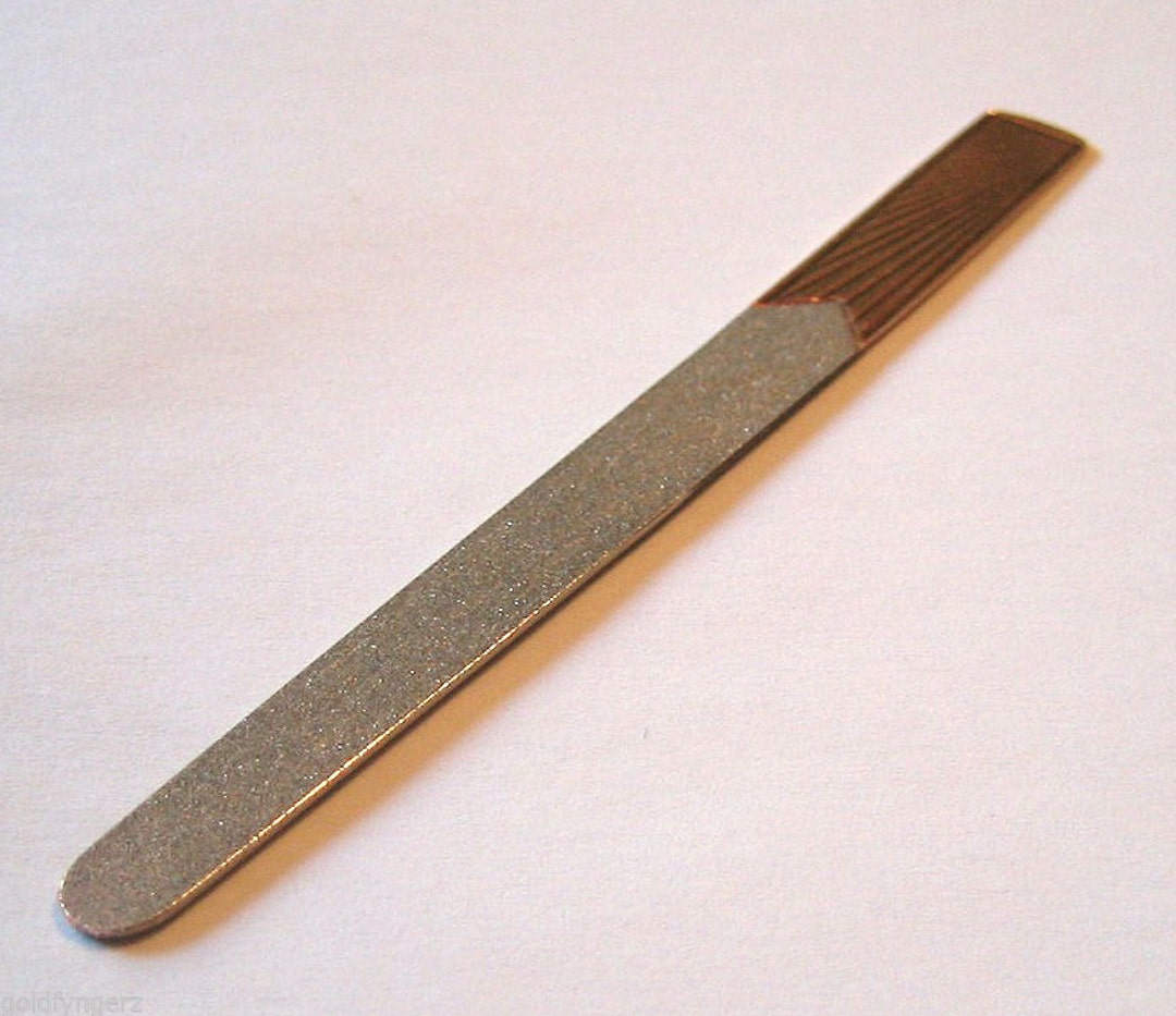 14K Yellow Gold Nail File.... Made By: Marchal Jewellers of NEW YORK - Etsy