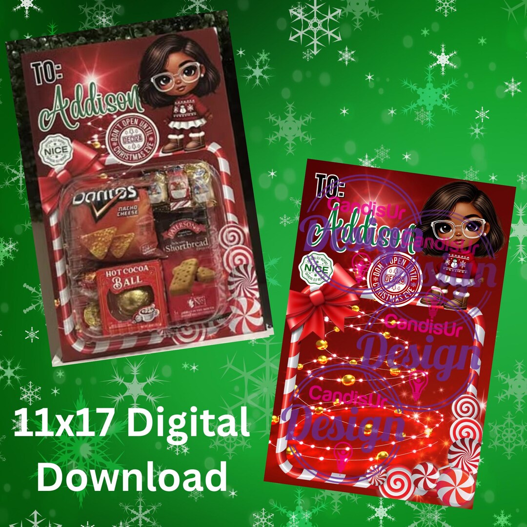 Kids Jumbo Christmas Card, Holiday Card, Christmas Card, Jumbo Card ...