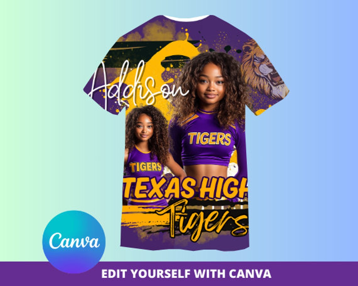 3D Canva File, All Over Canva Template, Editable in Canva Template, 3D ...