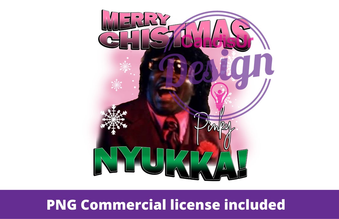 Merry Christmas Nyukka, Pinky PNG, Merry Christmas Pinky Nyukka Design ...