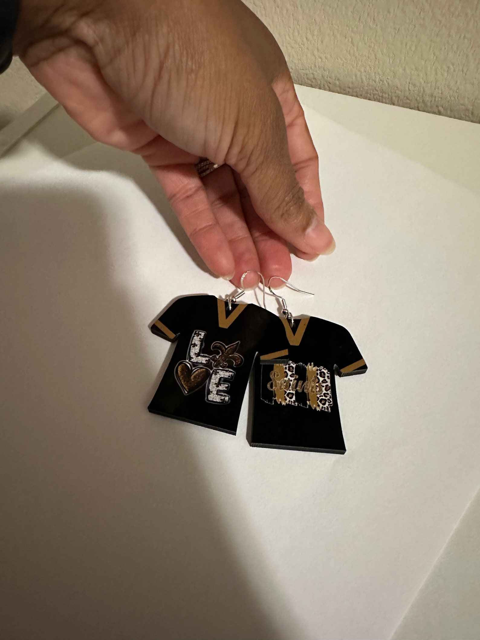 Jersey Earring Template, Canva Template, Editable Canva, Jersey ...