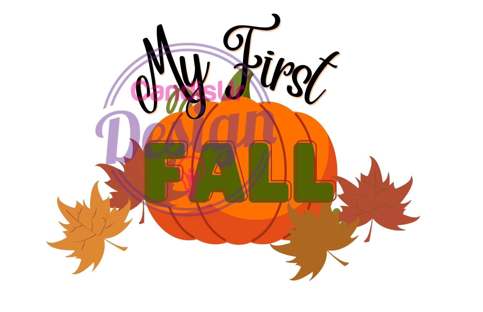 My First Fall PNG My, Pumpkin File, Thanksgiving Design, Kid Png, Baby ...