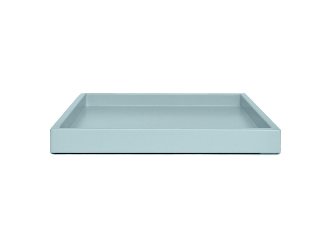 Powder Blue Shallow Tray, Small to Large Sizes for the Coffee Table and ...