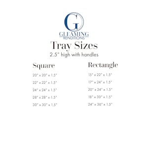 18 X 30 Large Rectangle Tray With Handles, Coffee Table Ottoman Decor ...