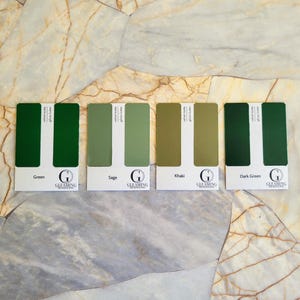 Tray Color Sample Card by Gleaming Renditions - Etsy