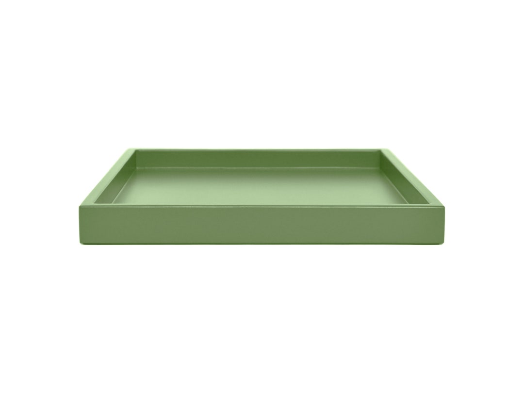 Sage Green Shallow Tray, Small to Extra Large Sizes for the Coffee Table and Ottoman - Etsy