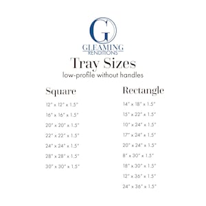 Bone off White Shallow Tray, Small to Large Sizes for the Coffee Table ...