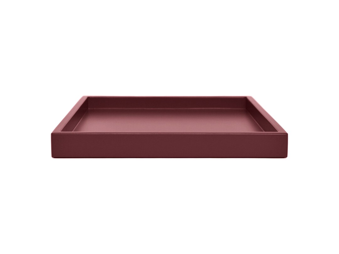 Earthen Mauve Pink Shallow Tray, Small to Large Sizes for the Coffee ...