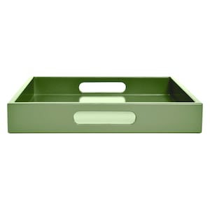 Sage Green Tray With Handles, Small to Large Sizes for the Coffee Table ...