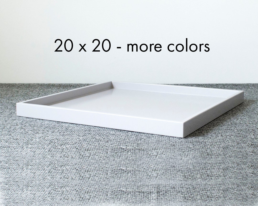20 X 20 Square Coffee Table Tray: Modern Ottoman Decor - Etsy