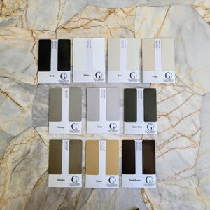 Tray Color Sample Card by Gleaming Renditions - Etsy