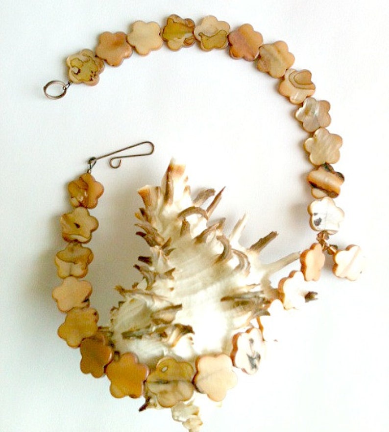 Brown Flower Choker, Necklace, With Swarovski Crystal - Etsy