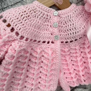 No 126a Baby Oceana Matinee Outfit Crochet Pattern UK TERMINOLOGY - Etsy