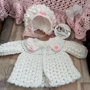 No 126a Baby Oceana Matinee Outfit Crochet Pattern UK TERMINOLOGY - Etsy