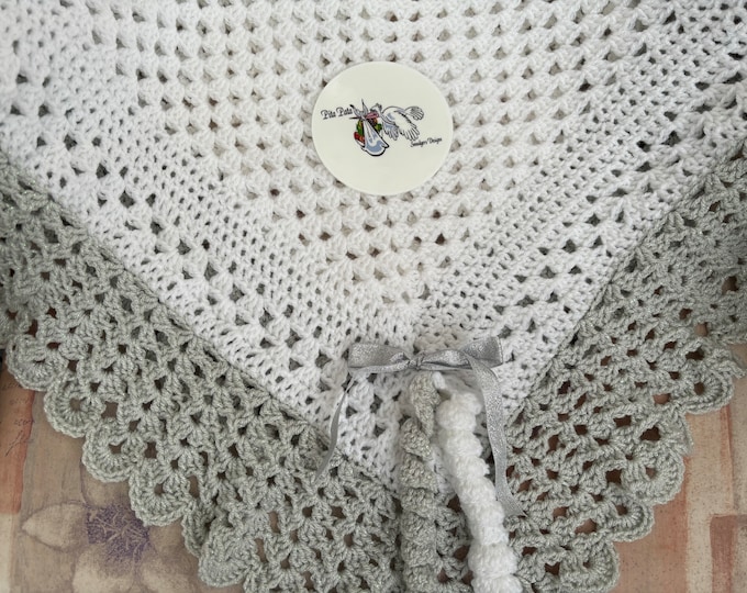 No 111 Quick & Easy Baby Shawl CROCHET Pattern - Etsy UK