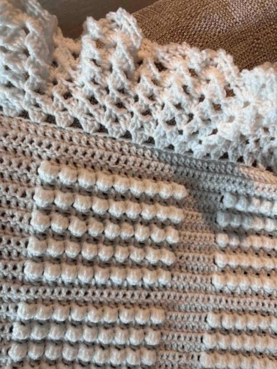 No 1425 Mediterranean Baby Shawl CROCHET Pattern (UK TERMINOLOGY) - Etsy