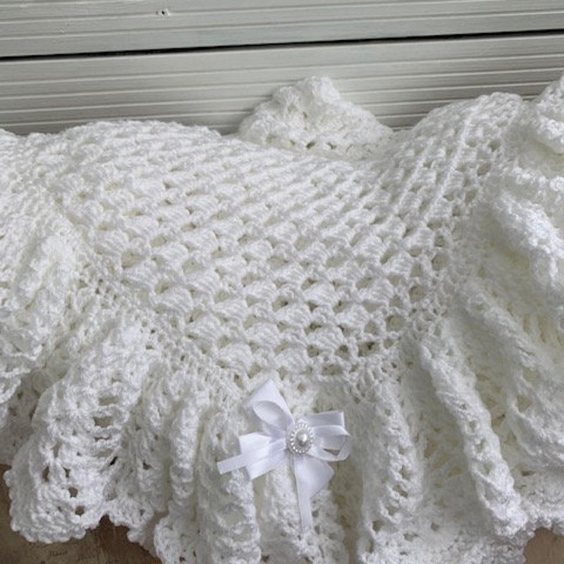 Baptism Shawl - Etsy