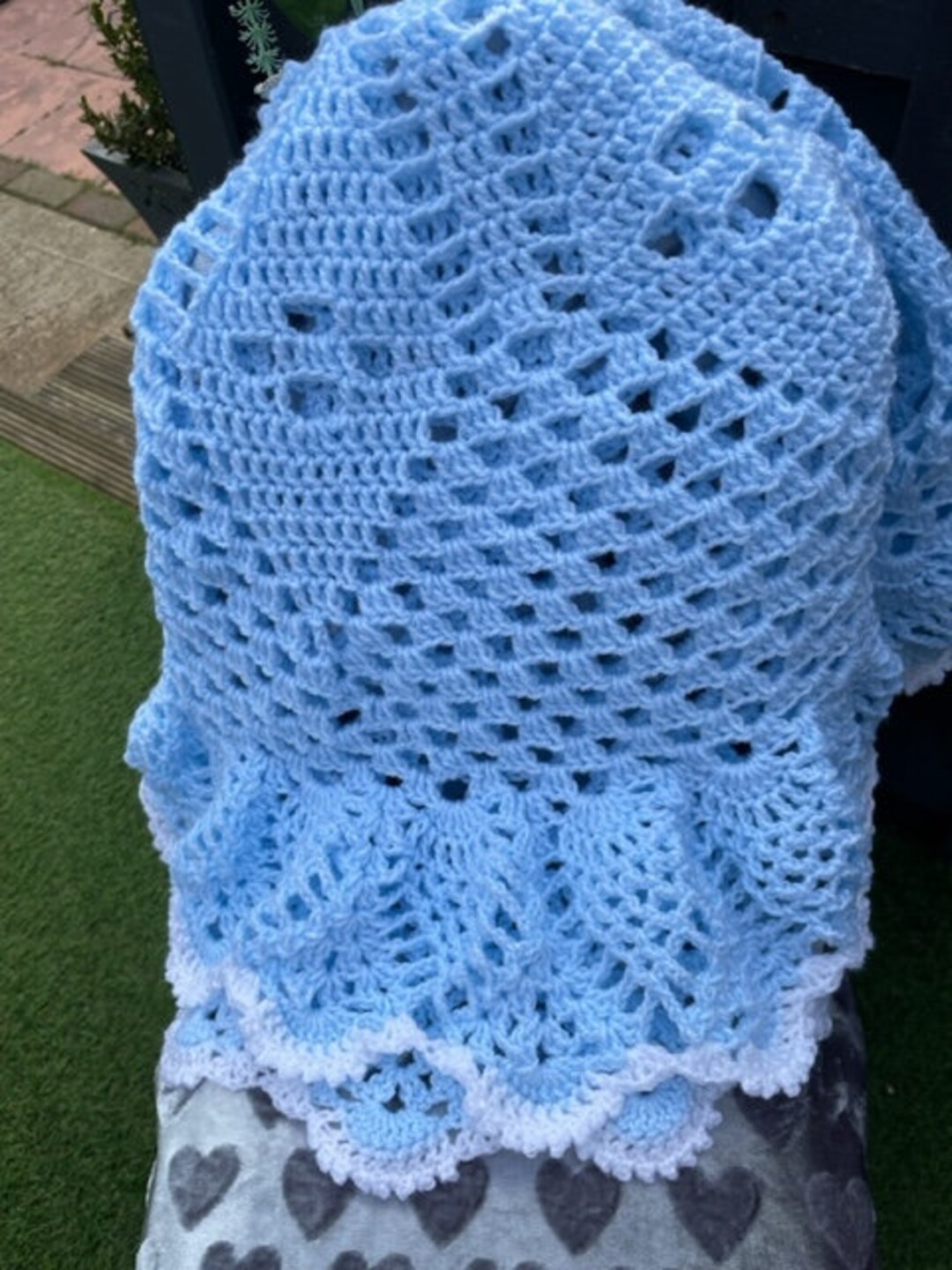 No 117 Baby Cute Shawl CROCHET Pattern - Etsy UK
