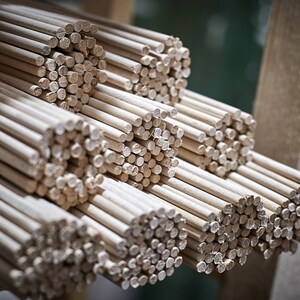 9/16'' Wooden Dowel Rods 14mm 12 Long Beech - Etsy