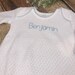 Paty Inc Knit Baby Gown Monogram, Baby Boy Coming Home Outfit, Layette ...