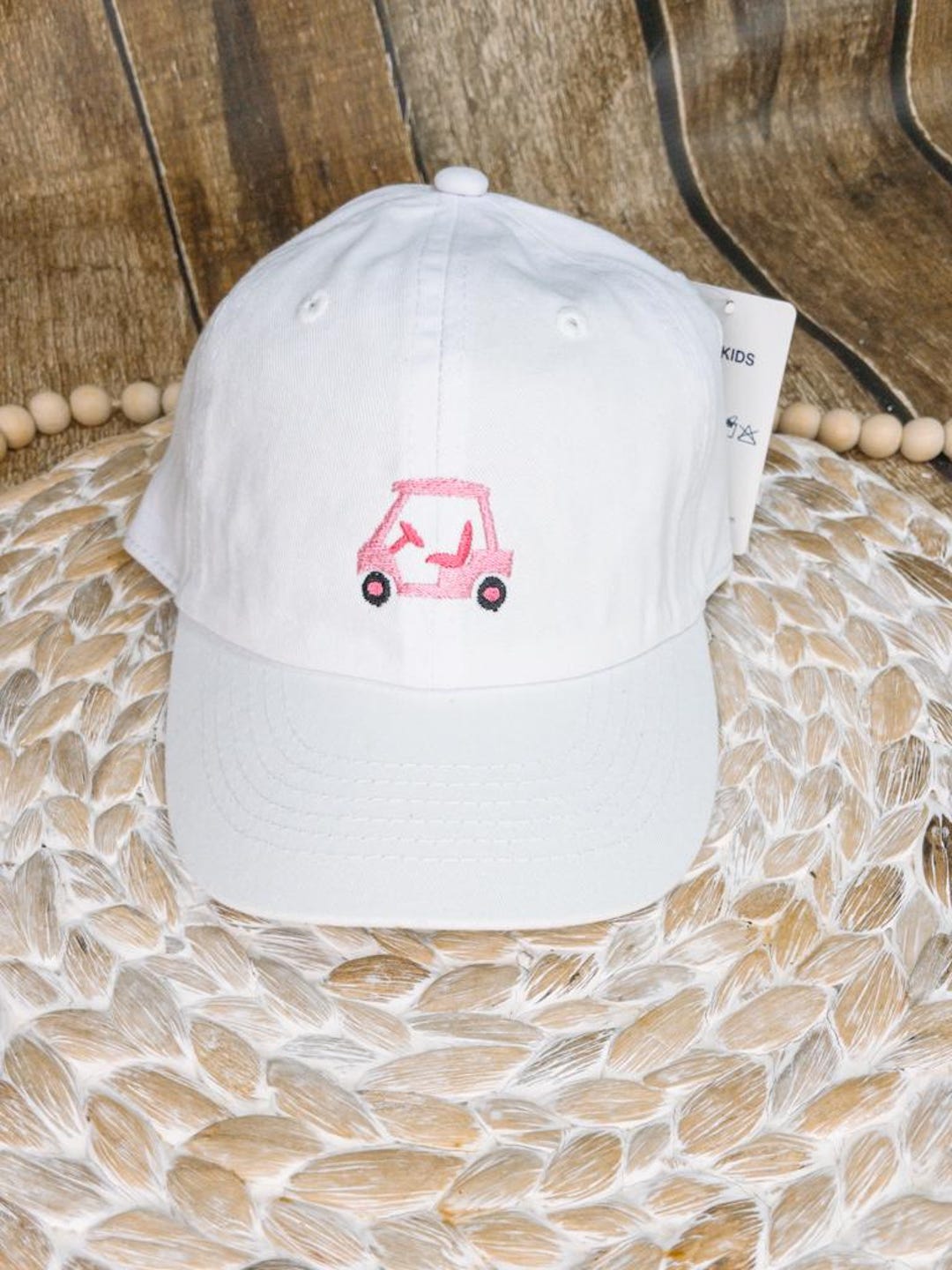 Personalized Girl Golf Toddler Cap - Kids Hat - Golf Cart - Child’s ...