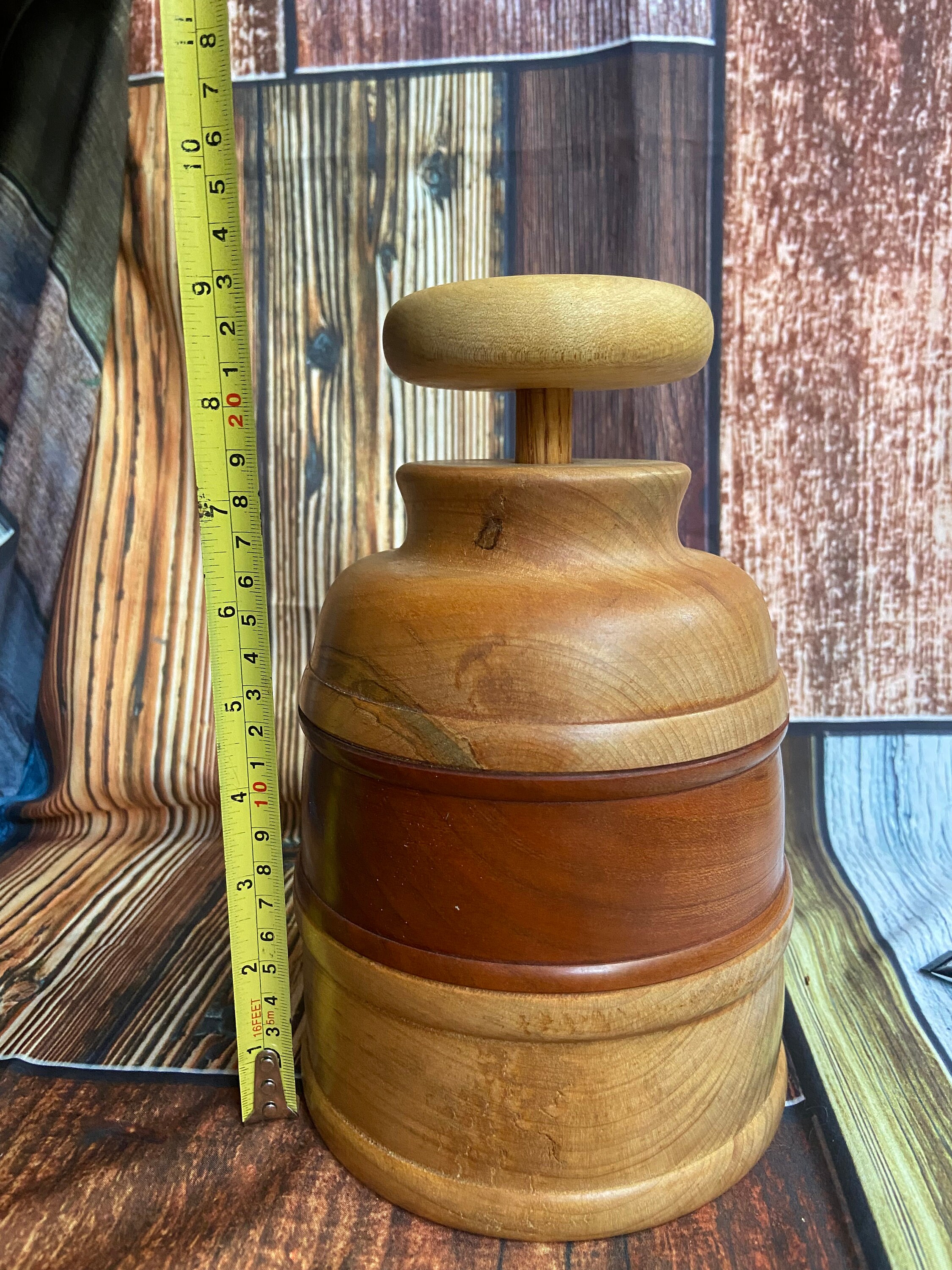Vintage Round Plunger Wooden Shortbread Butter Cookie Mold 9 - Etsy