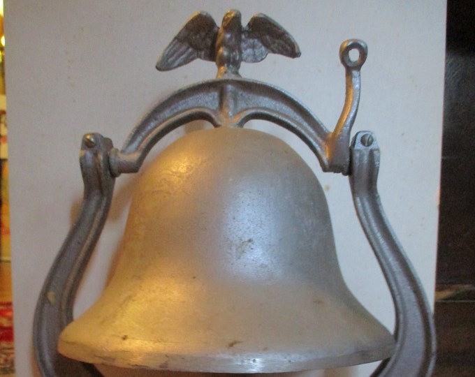 Large Garden Bell - Spirit of 76 Bicentennial 9.5" Diam. Cast Aluminum ...